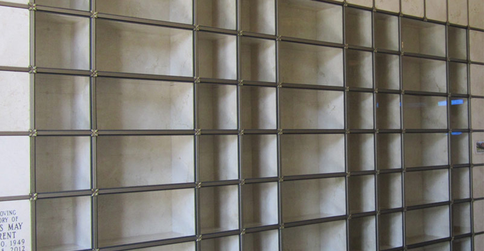 Glass Front Niches, Indoor Glass Niches | KyberCC